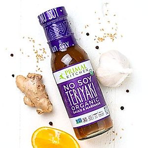 Primal Kitchen No-Soy Teriyaki Sauce Variety Pack, Whole30 Approved, Certified Paleo, and Keto Certified, Includes 1 Island Teriyaki & 1 Original No Soy Teriyaki