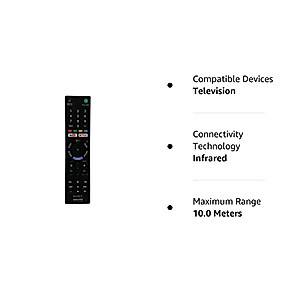 Factory Original SONY RMT-TX300P Universal Replacement TV Remote Control Substitute RMF-TX200U RMF-TX300U RMF-TX201U RMF-TX310U RMF-TX220U RMF-TX300B RMF-TX310B RMF-TX200B RMT-TX102U RMT-TX100U