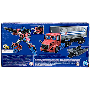 Hasbro Transformers Generations Leader Class Figurine Volvo VNR 300 Optimus Prime 18 cm