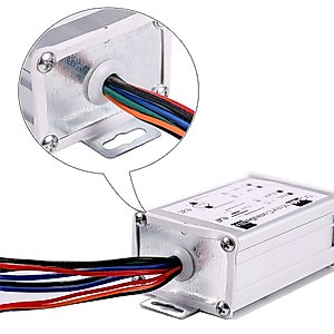 DC Motor Speed Controller,Brush Motor Driver Controls Module DC 9V-60V 12V 24V 36V 48V 60V Motor Pulse Width Modulator Regulator 20A 1200W PWM Monitor Dimmer Governor with Switch & Knob +1