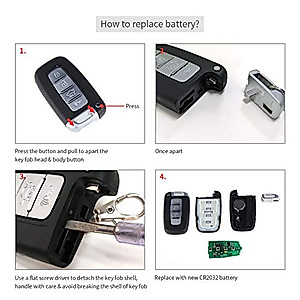 EASYGUARD EC003N-K Car Alarm System keyless Entry pke Remote Engine Start Stop Push Start Stop Automatically Lock or Unlock car Door Universal Version fits for Most dc12v Cars