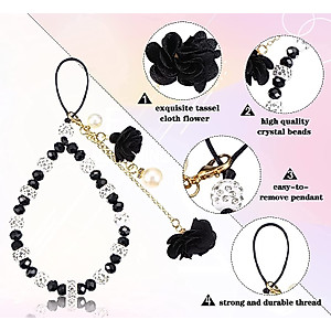 Fairy Art Crystal Wallet Phone Case Compatible with Samsung Galaxy Z Fold 5 - Bee - Blue - 3D Handmade Sparkly Glitter Bling Leather Cover with Screen Protector & Beaded Phone Lanyard