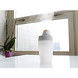 Crane USA INC EE-5950 Travel Ultrasonic Cool Mist Humidifier, 8-Ounces, 1 Count (Pack of 1), White