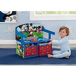 Delta Children Kids Convertible Activity Bench - Greenguard Gold Certified, Disney Mickey Mouse