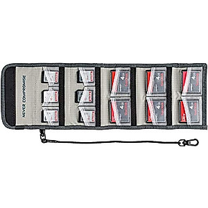 Tenba Reload SD 6 + CF 6 Card Wallet - Gray (636-251)