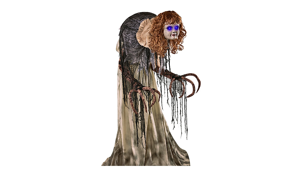 Spirit Halloween 7 Ft Darling Dolly Animatronic | Lurching Forward Motion