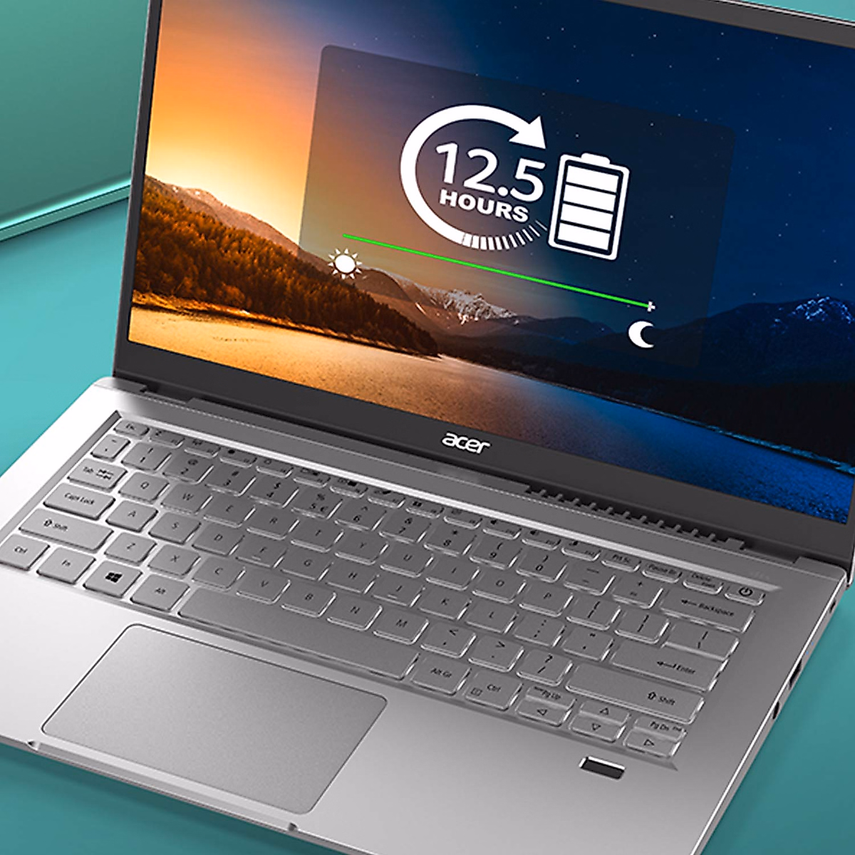 Acer Swift 3 Thin & Light Laptop | 14" Full HD IPS 100% sRGB Display | AMD Ryzen 7 5700U Octa-Core Processor | 8GB LPDDR4X | 512GB NVMe SSD | WiFi 6 | Backlit KB | FPR | Amazon Alexa | SF314-43-R2YY