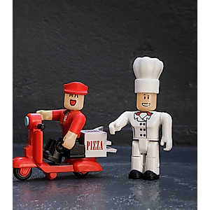Roblox Action Collection - Work at a Pizza Place Game Pack [Includes Exclusive Virtual Item]
