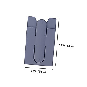 UKCOCO 9 Pcs Wallet Purse Silicone Phone Holder Phone Wallet Stick on Phone Holder Stick on Stick on Phone Holder Purse Wallet Cellphone Stand Id Wallet Phone Cash Holder Cell Phone Clamp