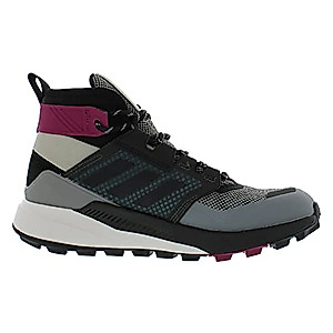 adidas Terrex Trailmaker Mid Gore-TEX® Hiking Shoes Metal Grey/Core Black/Power Berry 9.5 B (M)