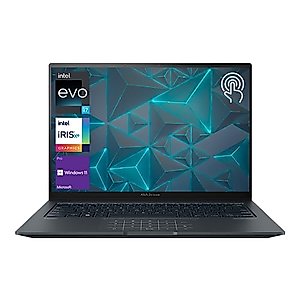 ASUS Zenbook 14X OLED Laptop, 14.5" WQXGA Touchscreen, 13th Gen Intel Core i7-13700H, 16GB RAM, 1TB PCIe SSD, Webcam, Thunderbolts, HDMI, Wi-Fi 6, Windows 11 Pro, Gray