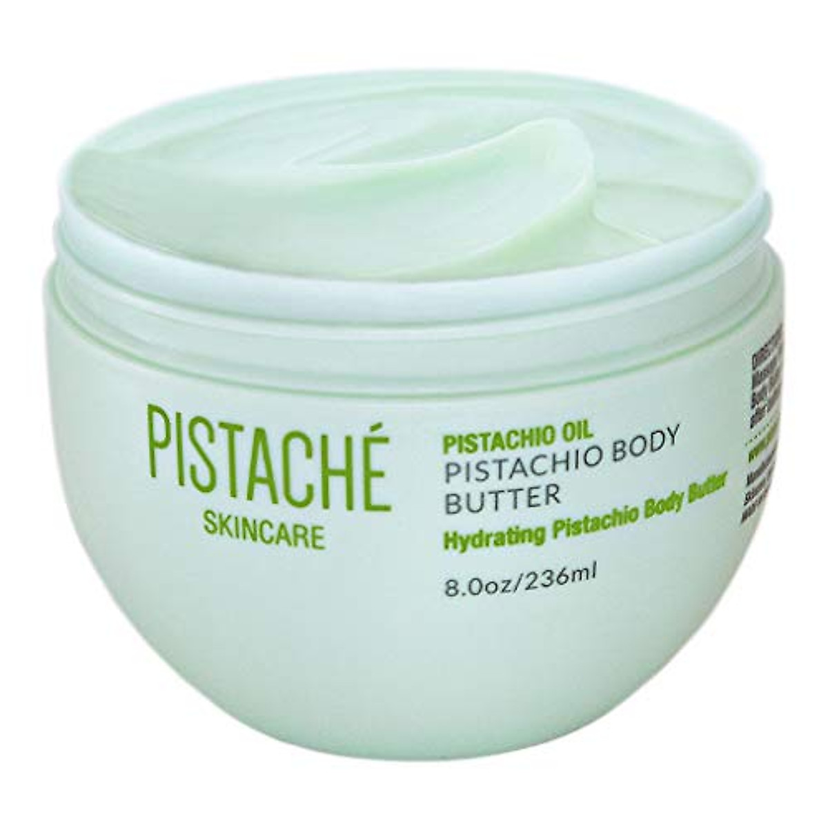 Pistaché Skincare Pistachio Oil Whipped Body Butter Cream Moisturizer (a.k.a The Boyfriend Body Butter) + Hydrates Dry Skin and Nourishes + Vitamin E + Antioxidant Protection, 8.0 oz
