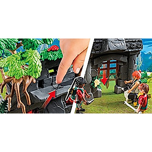 Playmobil Hidden Temple with T-Rex Building Set, Multi