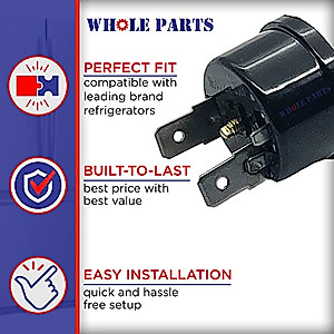 Whole Parts Refrigerator Compressor Overload Protector Part # 6750CL0001D - Replacement & Compatible With Some LG and Kenmore Refrigerators