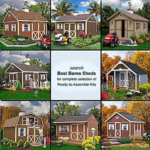 Best Barns Easton 12' X 20' Wood Shed Kit