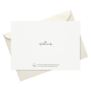 Hallmark Pack of Baby Shower Thank You Cards, Watercolor Rainbow (40 Cards and Envelopes)