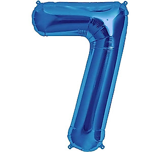 Amscan Anagram Unique Birthday Balloons, Large Ninja Theme Collection, Party Accessory, Multicolor, 7th Birthday Officially Licensed