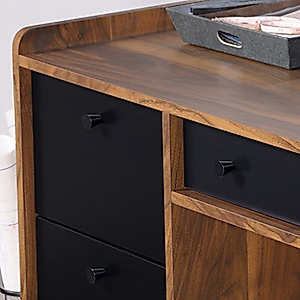 Sauder Harvey Park Desk, Grand Walnut finish