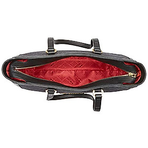 Love Moschino Women's Logo Print Black Tote Handbag