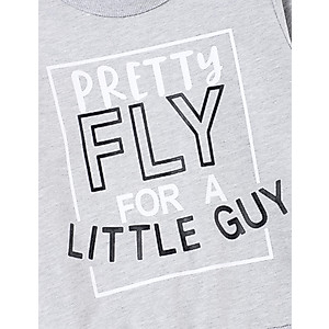 oklady Boy Clothes 5T 6T Long Sleeve Letter Sweatshirts Top and Ripped Jeans Pants Toddler Boys Fall Winter Outfits