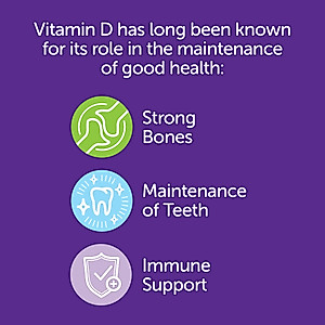 Ddrops Kids Booster 600IU 100 drops - Daily Liquid Vitamin D for Kids. Support Strong Bones & Immune System in Children. No Preservatives, No Sugar, Non-GMO, Allergy-friendly