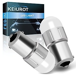 Keiurot 93 Bulb 89 67 Led Bulb S8 BA15S 1156 1141 Bulb 10-30Volt AC/DC for Desk Lamp,Outdoor Landscape Patio Lighting,Pathway Lights,RV Camper Marine Boat Trailer Lighting White,2Pack