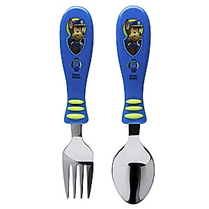zak! PAW Patrol - 5-Piece Dinnerware Set - Durable Plastic & Stainless Steel - Includes Tumbler, 8-Inch Plate, 6-Inch Bowl, Fork & Spoon - Suitable for Kids Ages 3+