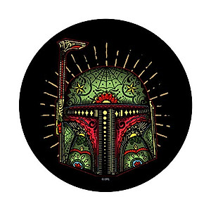Star Wars Boba Fett Sugar Skull PopSockets PopGrip: Swappable Grip for Phones & Tablets