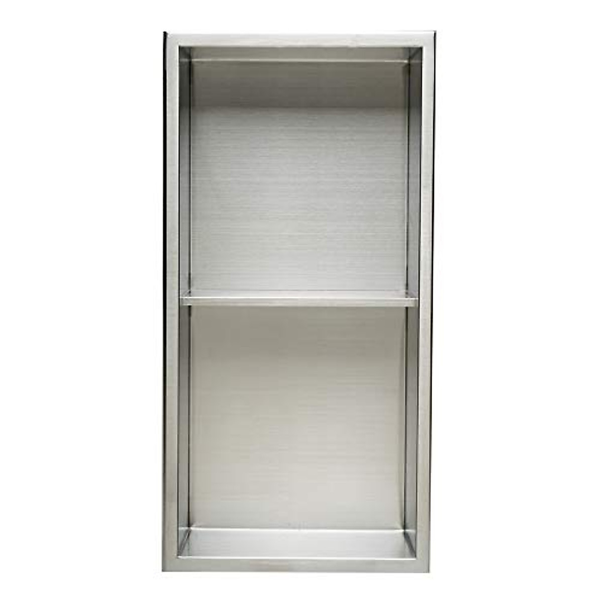 ALFI brand ABN1224-BSS Shower Niche, Brushed Stainless Steel