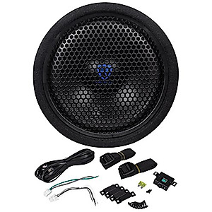 Rockville RTB10A 10" 500w Powered Subwoofer Bass Tube+Bass Remote + Amp Kit