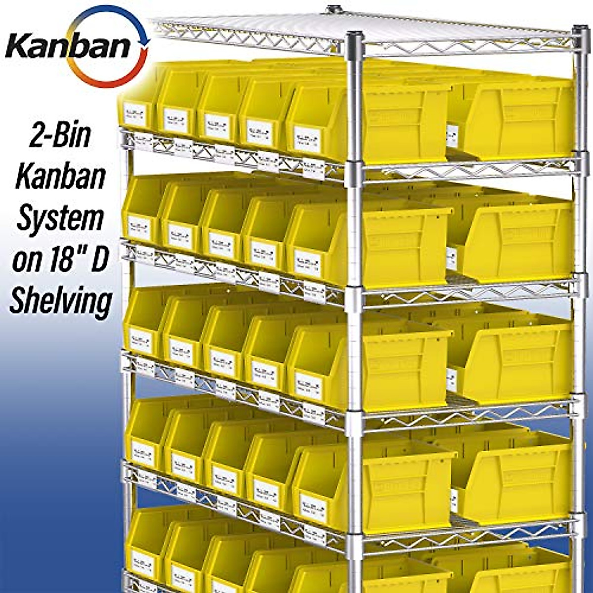 Akro-Mils 30237 AkroBins Plastic Hanging Stackable Storage Organizer Bin, 9-Inch x 6-Inch x 5-Inch, Black, 12-Pack