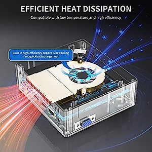 Mini PC,Intel i5-11320H(Up to 4.5 GHz), Mini Desktop Computer Windows 11 Pro,4C/8T,16GB DDR, 512GB M.2 SATA SSD (Up to 2TB), 4K UHD,Triple Display Output, WiFi 2.4G+5G,BT4.20