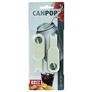 Brix CanPop Beverage Can Opener, Set of 2, Multicolor