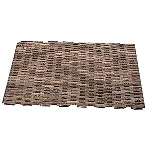 Durable Corporation-400S2030 Dura-Rug Recycled Fabric Tire-Link Outdoor Entrance Mat, 20" x 30"