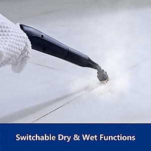 GROBELL Steam Cleaner: Chemical-Free Portable Powerful Handheld Steamer Machine for Tile Grout Bathroom Upholstery Mattress Furniture Auto Car Detailing Home Use Wallpaper Remover Bed Cleaning