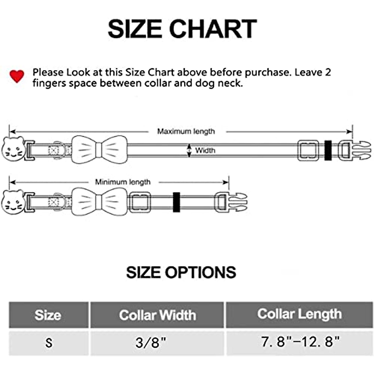 Valentine Bow Tie Cat Collar Set with Bell, Holiday Pink Heart and Heart Balloons Cat Collar for Boys and Girls Kitty Kittens