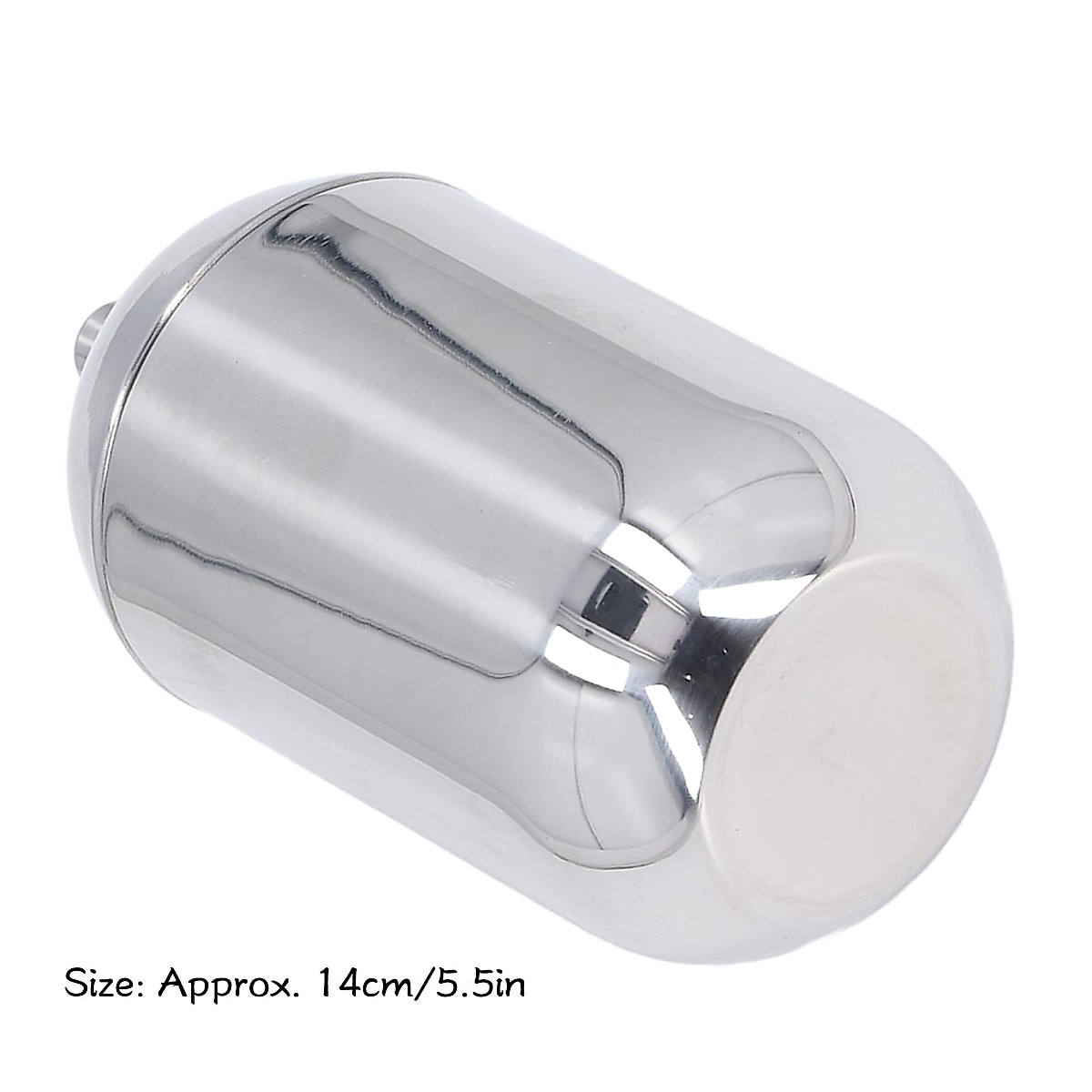 Natudeco Cotton Swab Holders 304 Stainless Steel Cotton Ball Canisters Light Luxury Storage Jar Dustproof Water Resistant Toothpick Dispenser with Lid for Home Bathroom