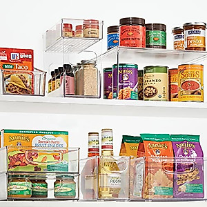 Idesign Linus Bpa-Free Plastic Stackable Organizer Storage Bin With Handles For Kitchen, Pantry, Bathroom, Small,10” X 4” X 5”