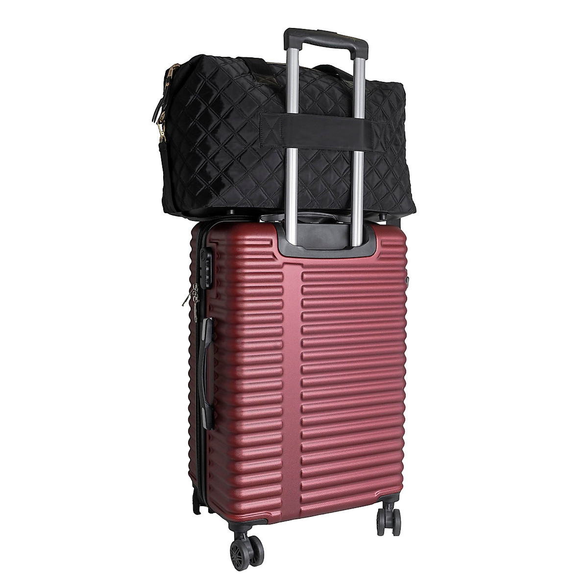 Joan & David Quilted Multi Compartment Travel Tote