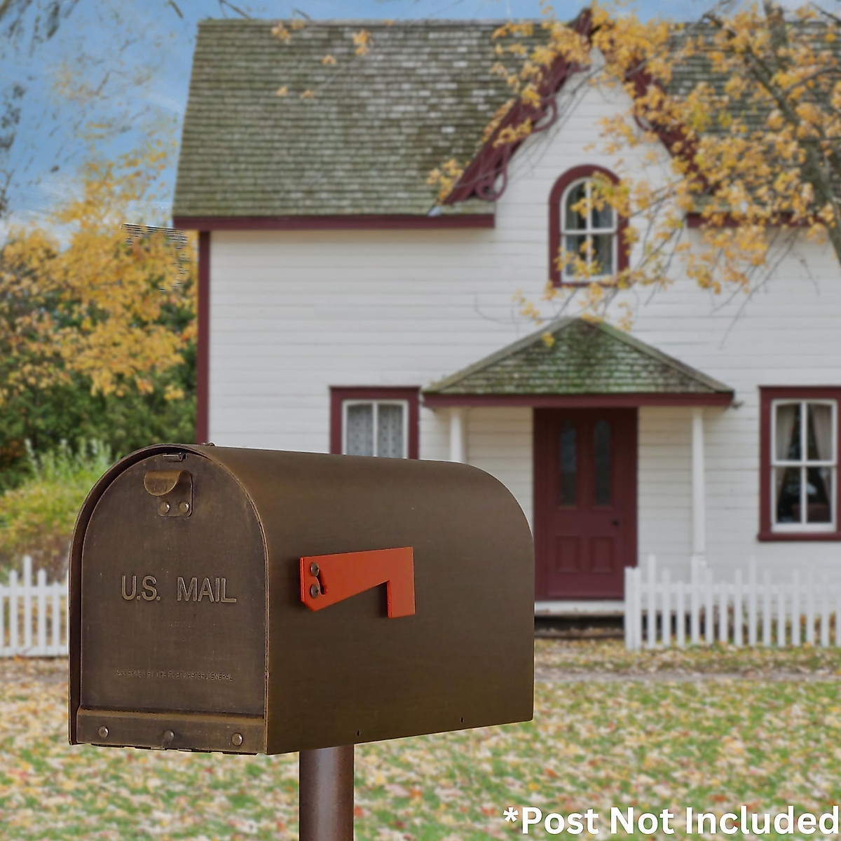 Special Lite Titan Aluminum Curbside Mailbox - Copper Aluminum Mailbox for Post Mount - SCH-1016A-CP