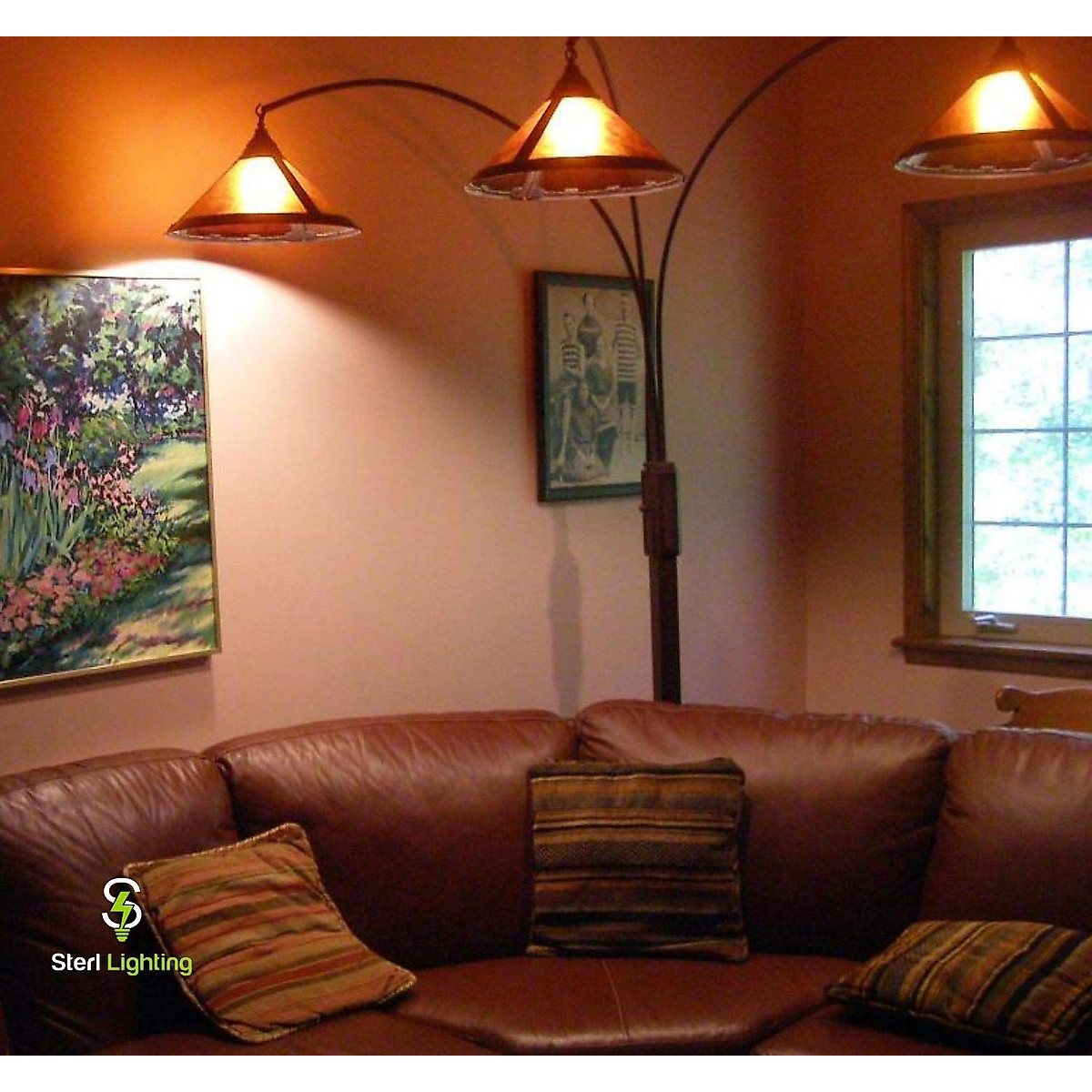 Sterl Lighting 70w Par38 High Output 90 Watt Replacement PAR38 Halogen Dimmable Floodlight E26 Base 120V 4.8In 800 Lumens Canister Spot Light Outdoor Flood Light Bulbs 70PAR38/FL 2700K WW Clear 2 Pack