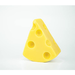 MOVALUE Cute Hand Soap - Cheese Shaped Soap, Creamy Scent, Fun Cleaning Experience. Gift for Girlfriends, Mothers, or Children. Christmas Stocking Stuffer for Her, Him, Kids