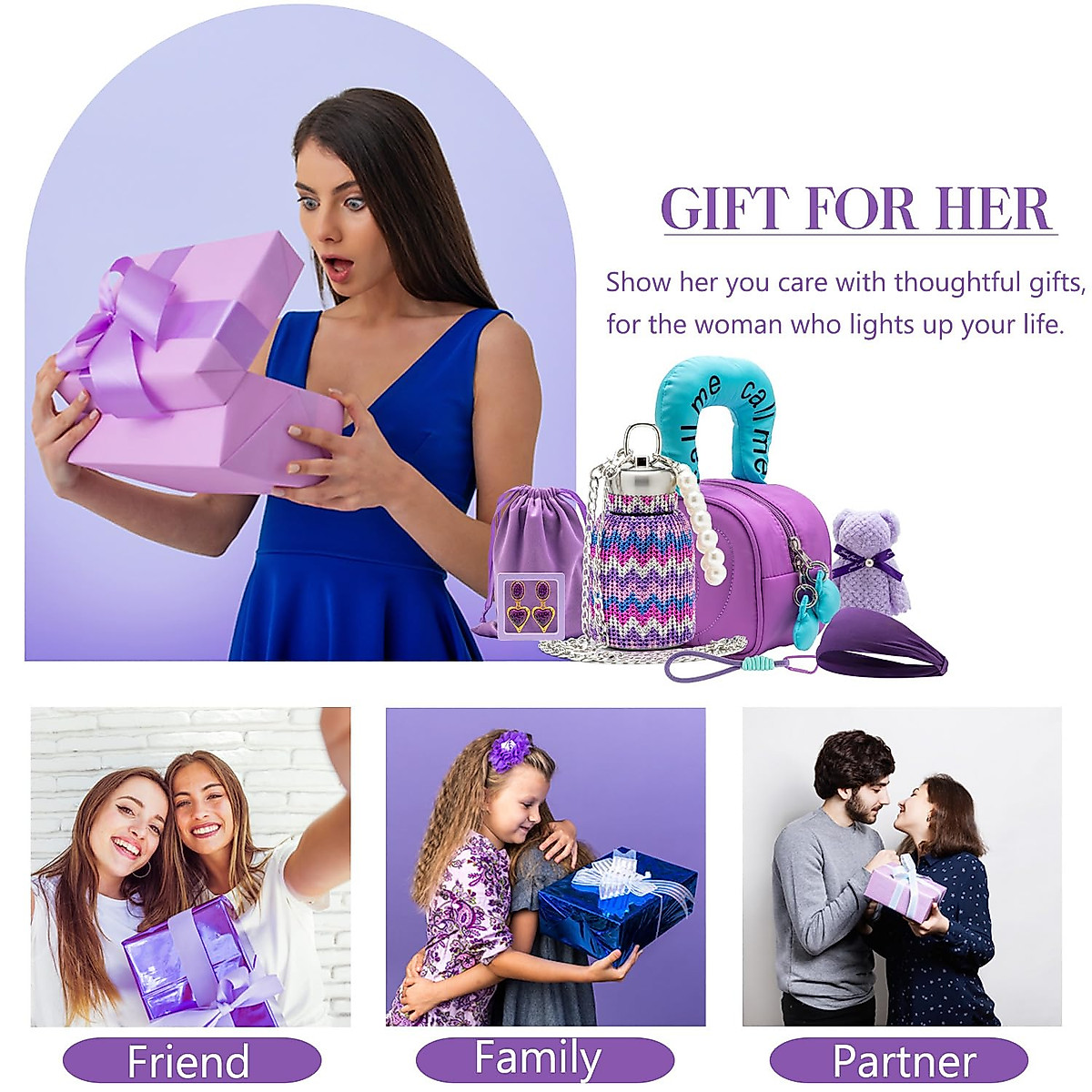 Magecubiku Gift for Kids,Unique Ideas Birthday Gift for Girl Valentine's Day Gifts Set Thank You Gifts for Friend,Girl,Her