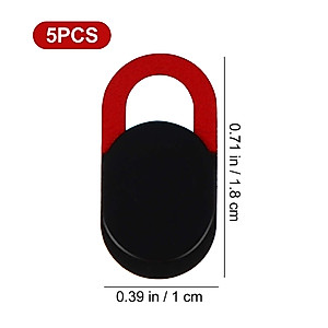 15 Pcs Lens Mask Professional Webcam Cover Durable Webcam Cover Camera Cover Webcam Privacy Cover Privacy Sticker Camera Protector Practical Webcam Cover Creative Webcam Cover