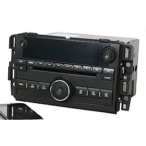 1 Factory Radio 638-00661-BT2 AM/FM Radio CD Player AM/FM/CD w/Bluetooth And AUX Input Remanufactured Black OE Part Number: 25799567 AM/FM Radio CD Player