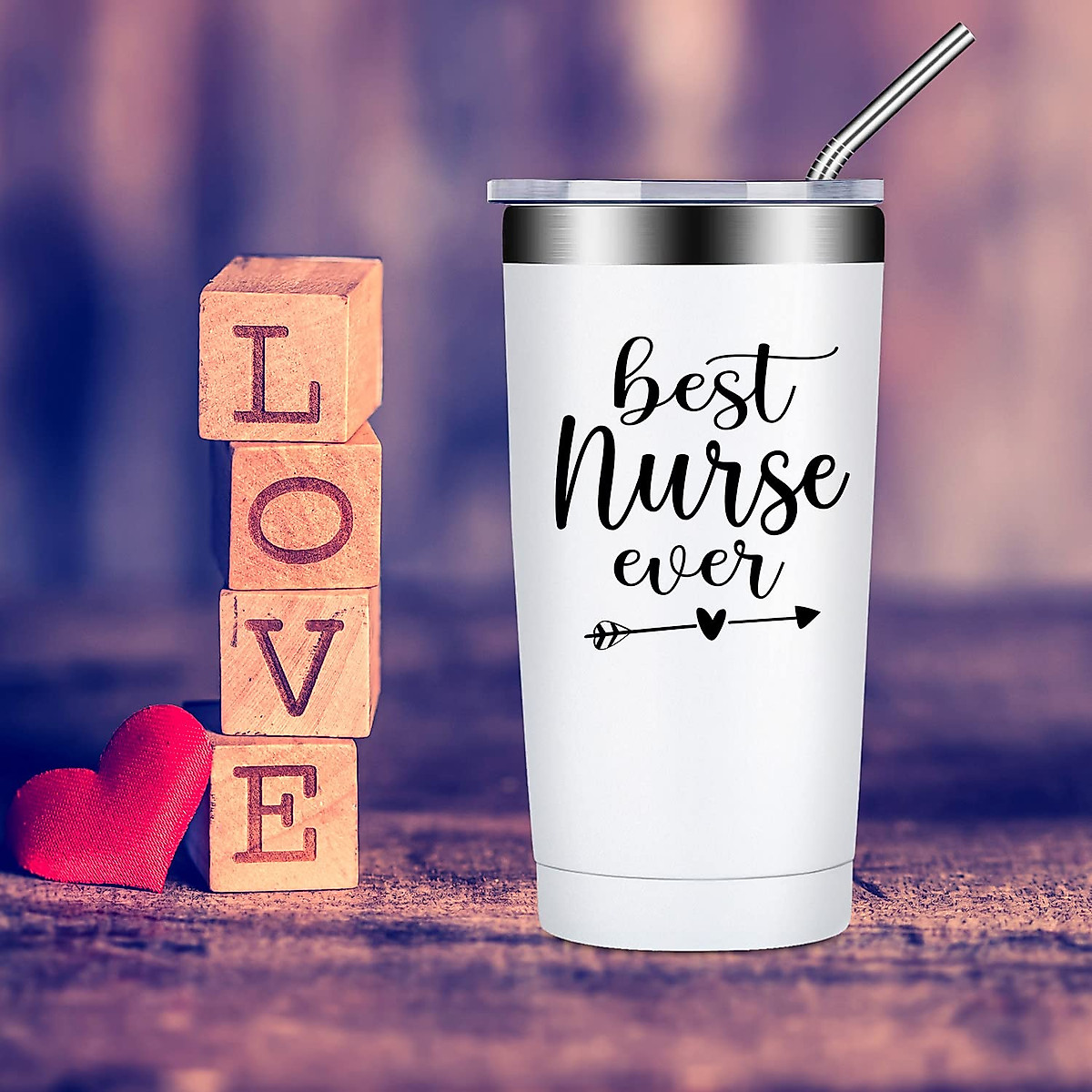 Fufandi Best Nurse Gifts for Women - Nurse Appreciation Gifts - Funny Nurses Day Gifts for Nurse, Doctors, Assistant - Nursing Graduation Birthday Gift - Tumbler Cup 20oz