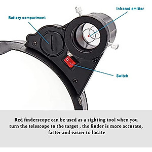 Telescope 114AZ Newtonian Reflector Telescope for Astronomy Adults, Great Astronomy Gift for Kids Adults, Comes with Cellphone Adapter & 1.25 Inch 13% T Moon Filter