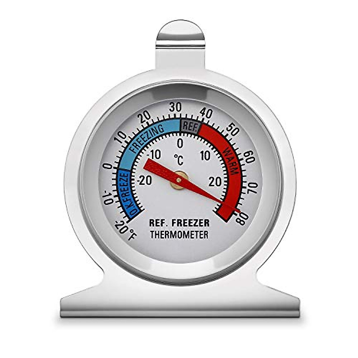 KT THERMO Dial Refrigerator Thermometer with Instant Read,2-Inch Stainless Steel Freezer Thermometer …