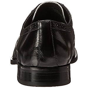 Stacy Adams Men's Tinsley-Wingtip Oxford, Black/White, 15 M US