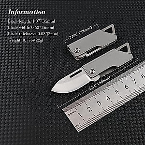 Tops Home EDC Knife, Pocket Knife, Package Opener with Cord Hole, Box Cutter, EDC for Home and Outdoor, Gift for Men